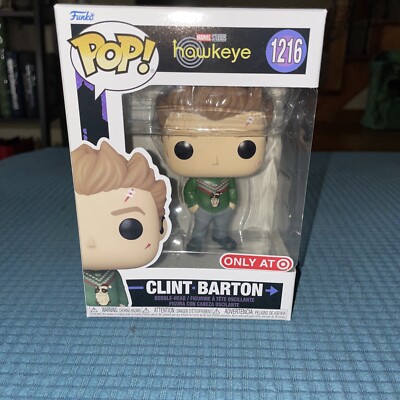 Funko Pop 1216 Marvel Hawkeye Clint Barton Target Exclusive New Mint In ...