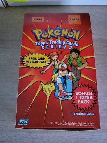 Topps 2556 Pokemon Series 2 Hobby Box - Empty Box, No Packs/Cards | eBay