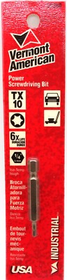 Vermont American 80360 Torx Size TX10 Power Screw Driving Bit | eBay