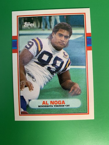 1989 Topps Al Noga RC #55T Minnesota Vikings | eBay