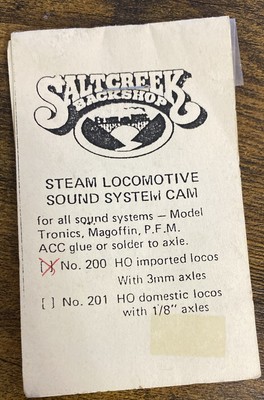 Salt creek Steam Locomotive Sound System Cam HO #200 | eBay