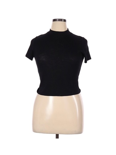 Pink Republic Women Black Short Sleeve T-Shirt XL | eBay