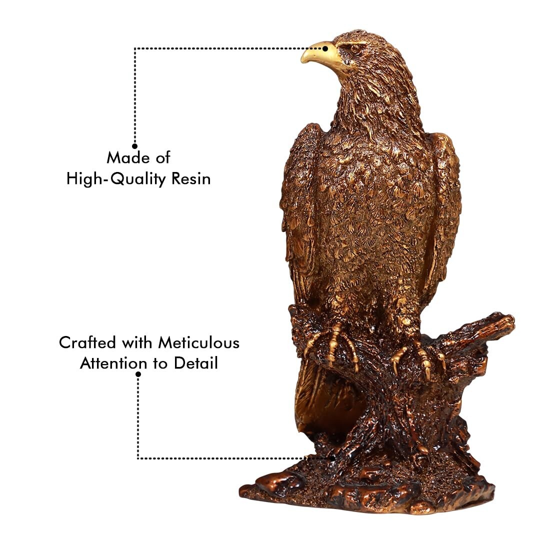 Resin Mighty Eagle Statue Figurine Showpiece | eBay Australia