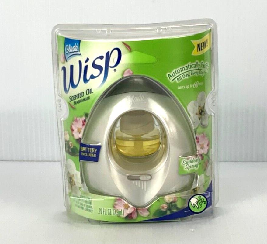 1 Glade Wisp Scented Oil Fragrancer Battery Operated Suddenly Spring ...
