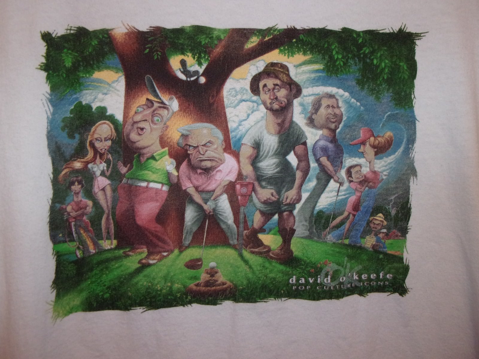 Kaddyshack David oKeefe white L t shirt | eBay
