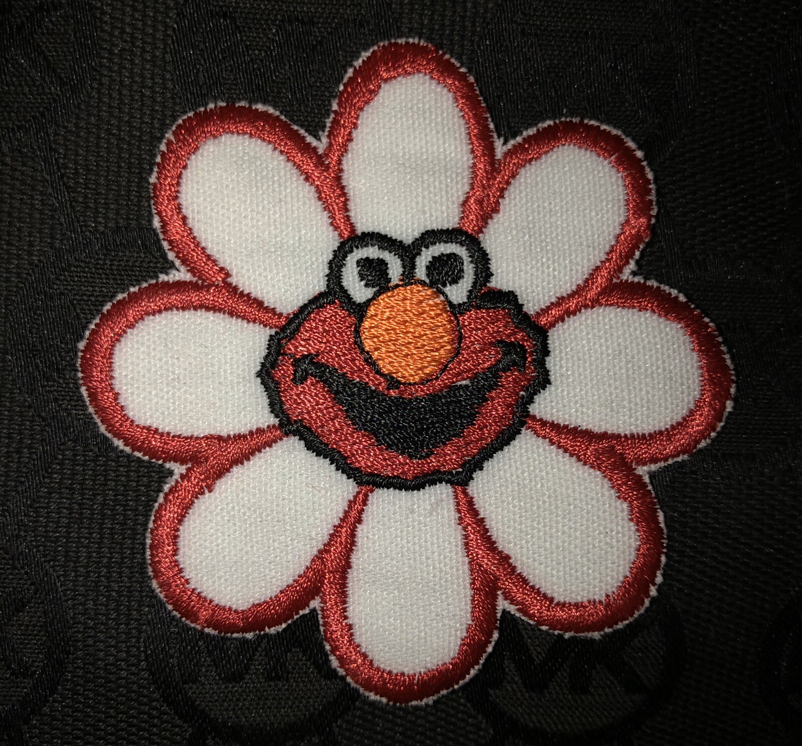 New Sesame Street Elmo daisy flower iron on Limited Edition Embroidered ...