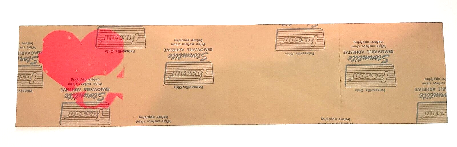 NOS 68 69 70 Catch A Great Plymouth Devil Heart Road Runner Bumper ...