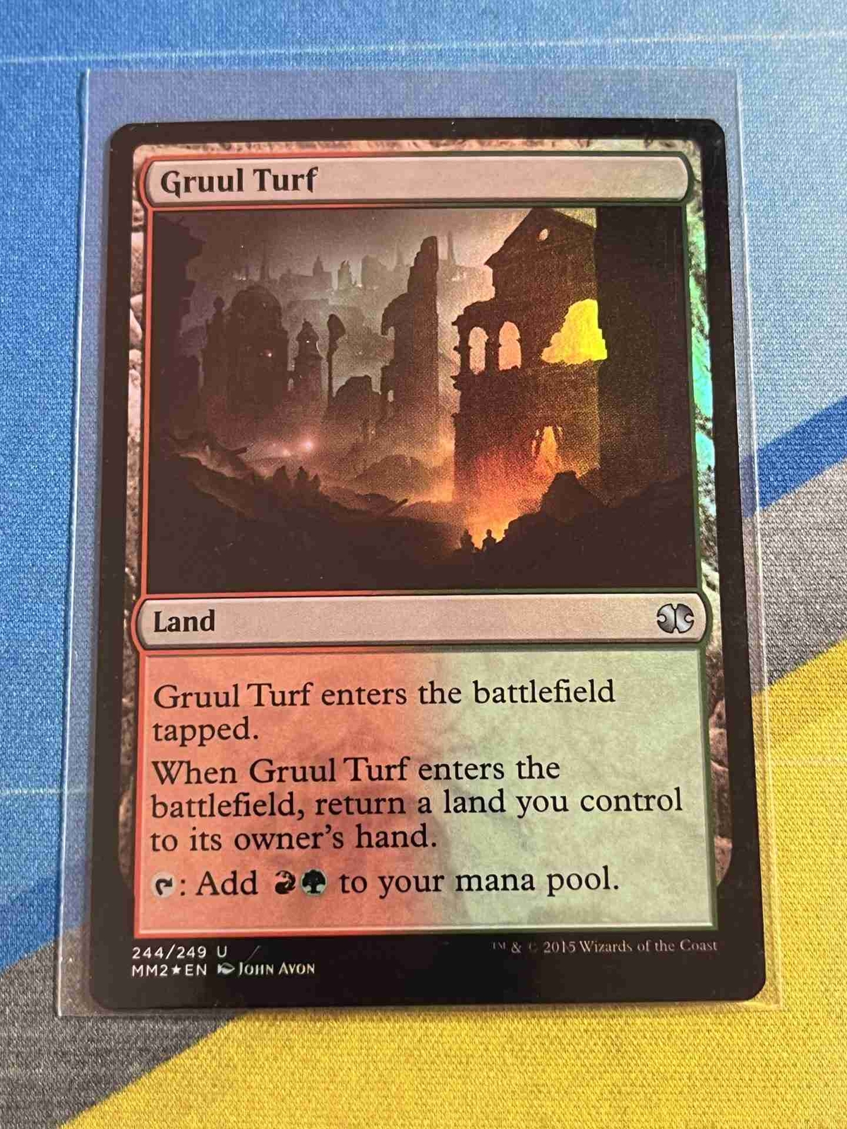 Magic the Gathering MTG Modern Masters 2015 GRUUL TURF Foil | eBay