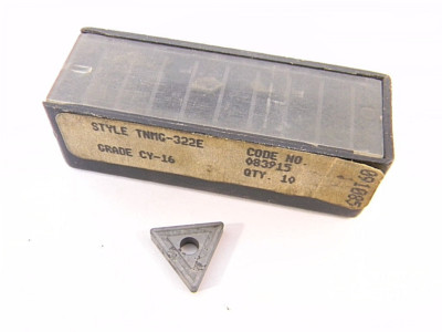 NEW SURPLUS 1PC. TRW TNMG 322E GRADE: CY16 CARBIDE INSERT | eBay