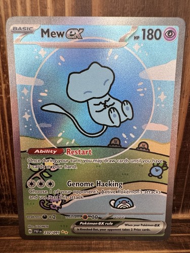 Mew Ex 232/091 Paldean Fates. Special Illustration Rare. Pack Fresh ...