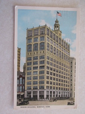 E221 Postcard Shrine Building Memphis TN Tennessee 1924 | eBay