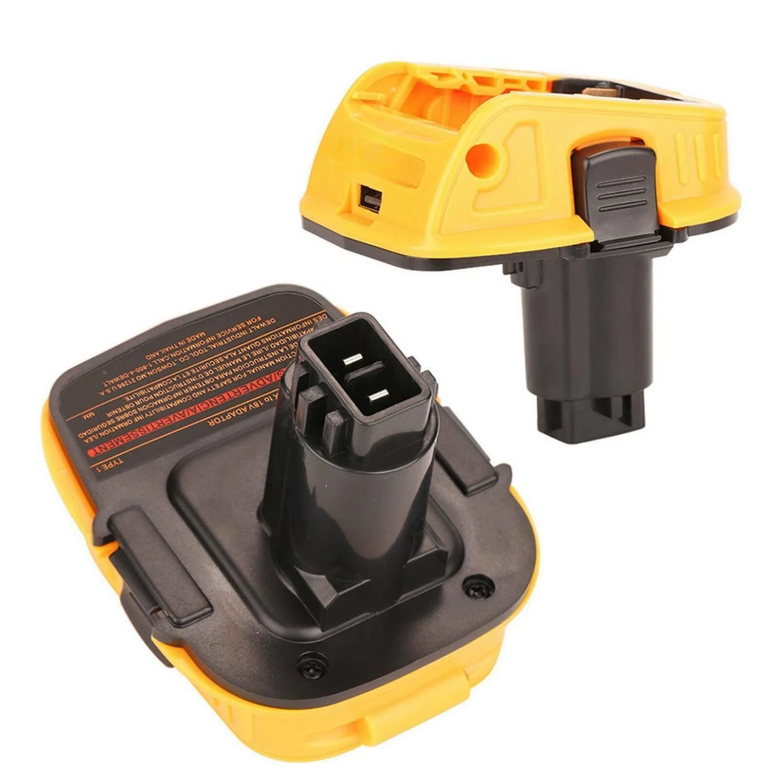 2X 18V To 20V MAX DCA1820 Adapter Converter For DEWALT 20 Volt Li-ion ...