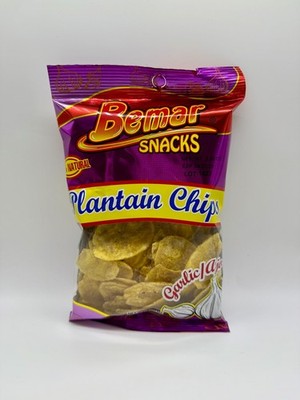 Bemar Snacks-Plantain Chips Garlic-24 bags | eBay