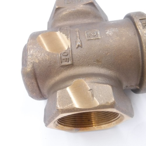 Mueller 2" Mark II Oriseal FIPT x FIPT Brass Curb Valve NL 175 psi SEE ...
