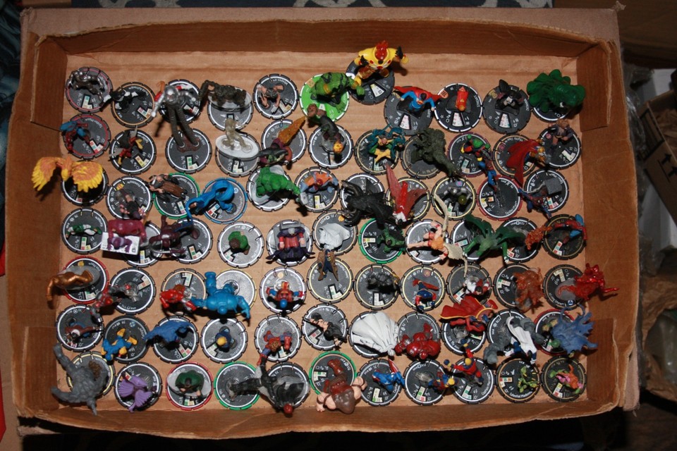 Marvel & DC Heroclix Lot 77 Unique & Rare Figures Weapon X Logan ...