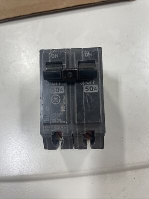 GE General Electric THQL2150 50-Amp 2-Pole 120/240VAC Breaker | eBay