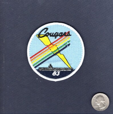 Original VAQ-139 COUGARS US NAVY 1983 Establishment Squadron Patch + V ...