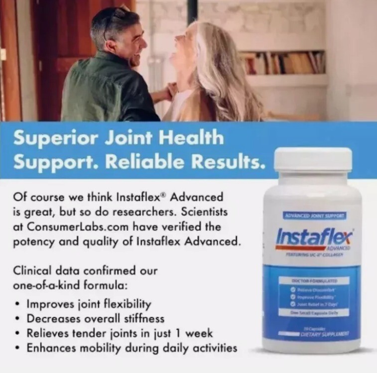 instaflex advanced Joint Support Supplement 3 pack 30 Capsules EXp 01 ...