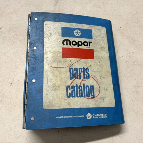 Mopar Parts Book Dodge Plymouth Catalog Empty Binder Catalog 67 68 69 ...