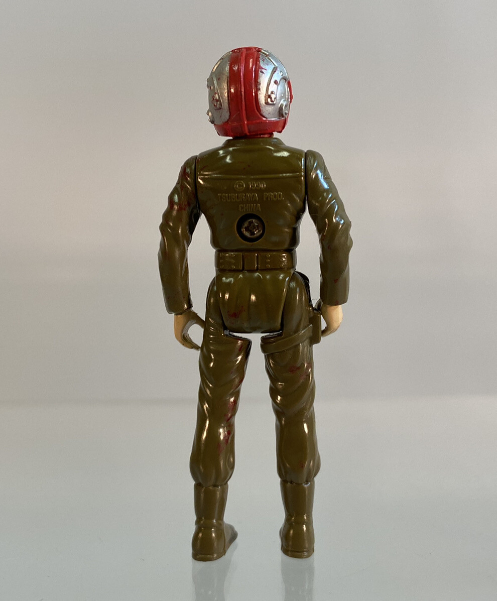 Vintage Ultraman Fighter Pilot Morgan 3" Tsuburaya 1990 Hummer Defense ...