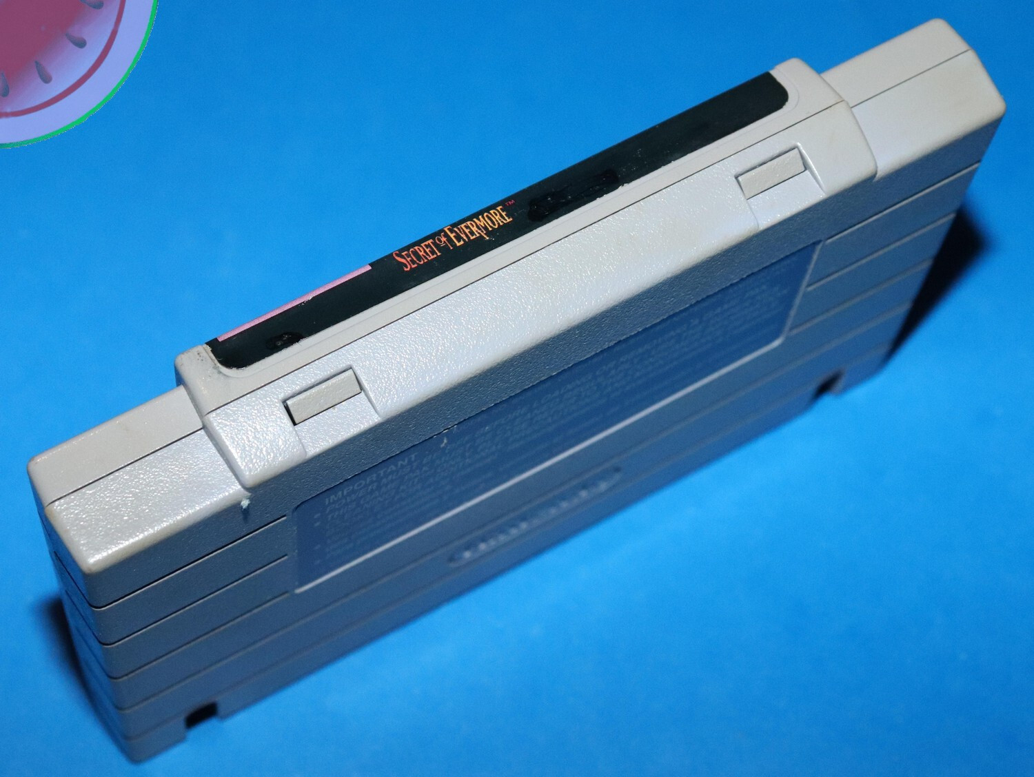 Super Nintendo SNES Game SECRET OF EVERMORE Authentic Cartridge WORKING ...