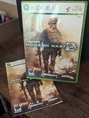 Call of Duty: Modern Warfare 2 (Microsoft Xbox 360, 2009) CIB - Disk ...