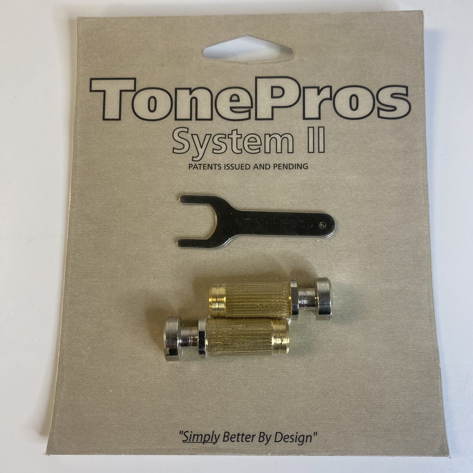 Tone Pros System II Sprs2 Locking US PRS Tailpiece Studs Nickel Sprs2 ...