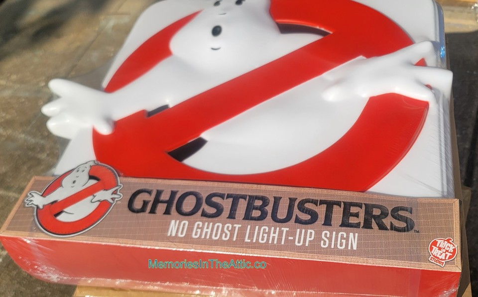 Trick Or Treat Studios Official Ghostbusters Light Up No Ghost Sign ...