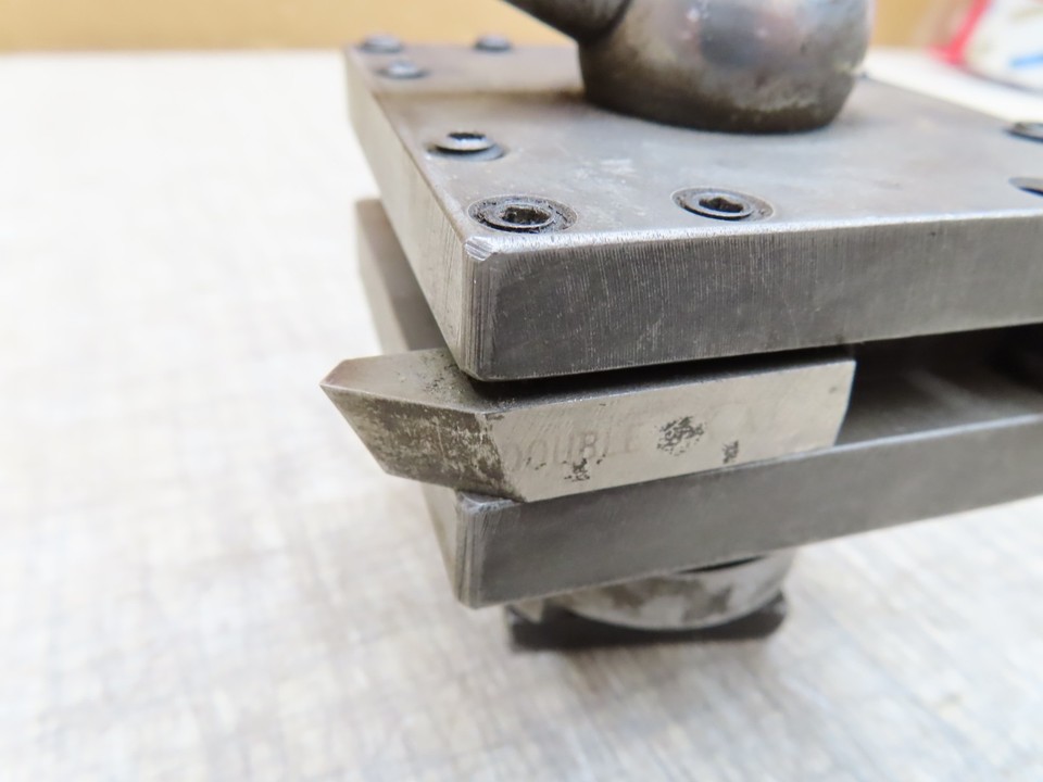 UNMARKED 3" SQUARE 4 SIDED LATHE TURRET TOOL POST HOLDER 4 WAY | eBay