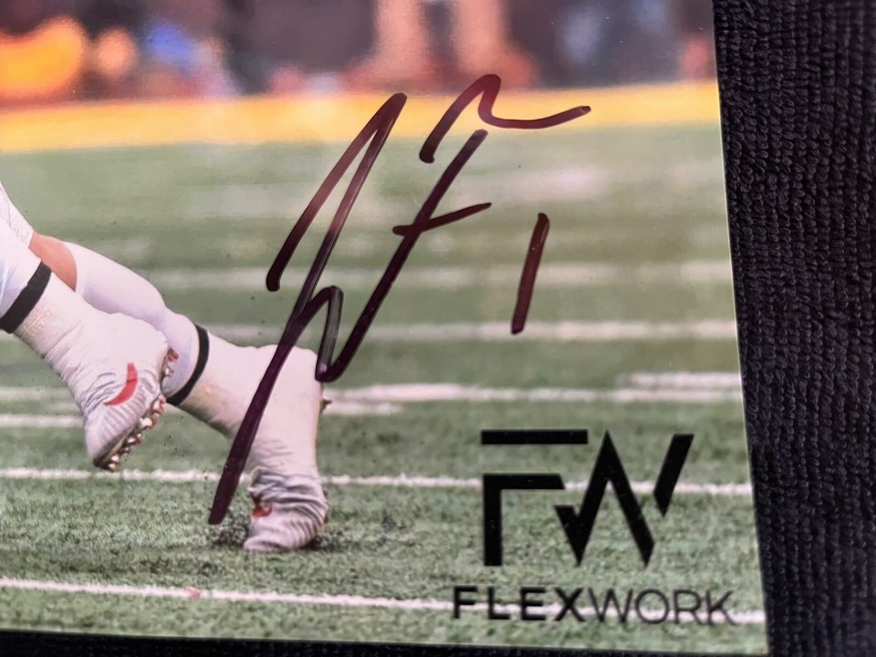 Justin Fields Signed Autographed 10x8 Photo Ohio State Bears Steelers ...