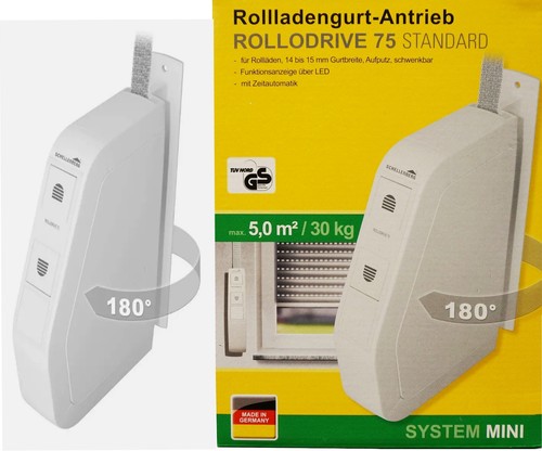 Schellenberg ROLLODRIVE 75 STANDARD Elektrischer Gurtwickler bis 5 m² ...