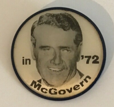 Vtg VARI-VUE Political Button McGovern Eagleton Presidential Campaign ...