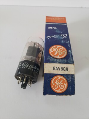 General Electric GE 6AV5GA 6AV5 Vacuum Tube NOS in Original Box Made In ...