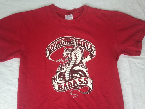 VTG BOUNCING SOULS T SHIRT PUNK BADASS - Gem