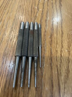 STARRETT 5-PIECE PIN PUNCHES USA | eBay