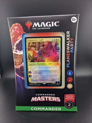 Commander Masters - Planeswalker Party MTG Commander Deck New Sealed ...