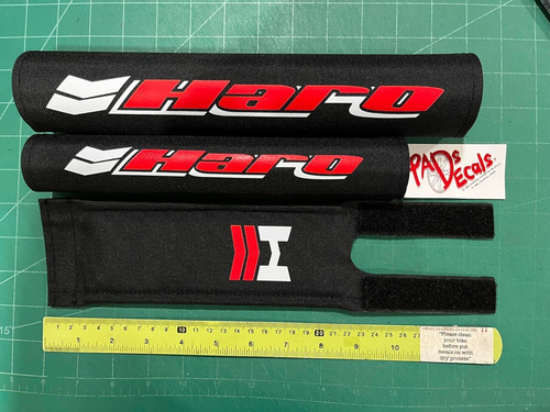 Haro bmx pad padset with red lettering | eBay