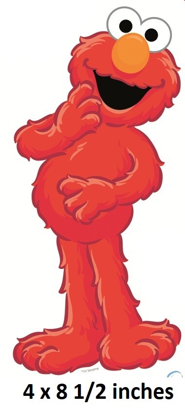 16 STYLES Sesame Street Elmo Wall Decal Kids Sticker Nursery 123 Room ...