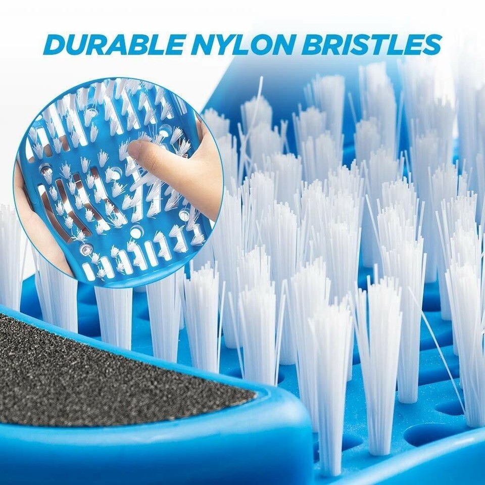 Spa Foot Scrubber Feet Cleaner Washer Brush Massage Slipper Shower For ...