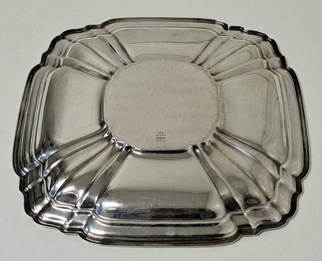 Gorham Chippendale Square Serving Platter 776 Vintage Sterling Silver ...