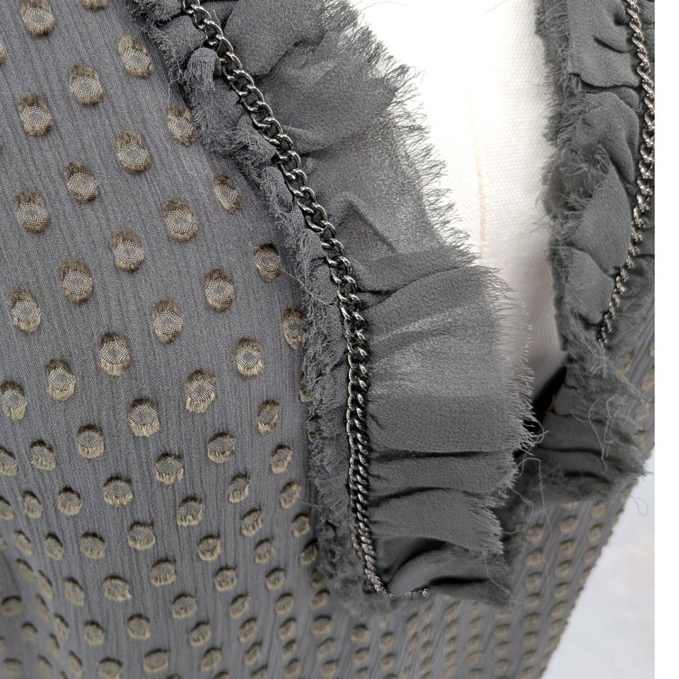 Sheri Bodell Silk Green Mini Dress with Beaded Hem Flapper Vintage Glam ...