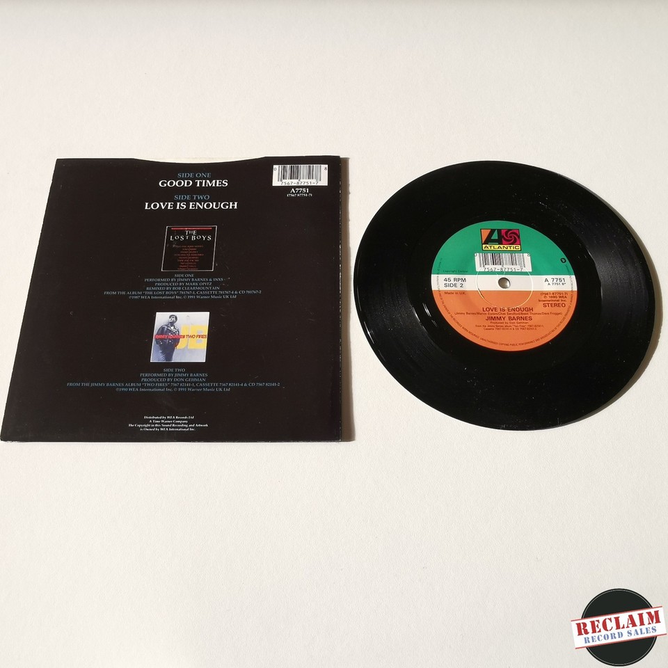 jimmy barnes & inxs - good times 7" vinyl record VG | eBay.de