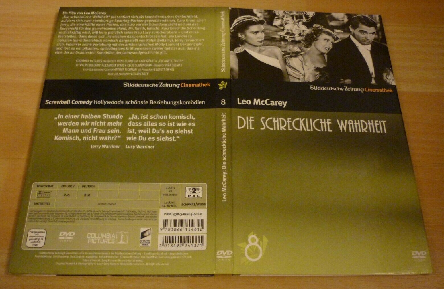 Die schreckliche Wahrheit - SZ Cinemathek Screwball Comedy - Arthur ...
