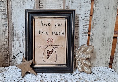 Primitive Hand Embroidery Alphabet