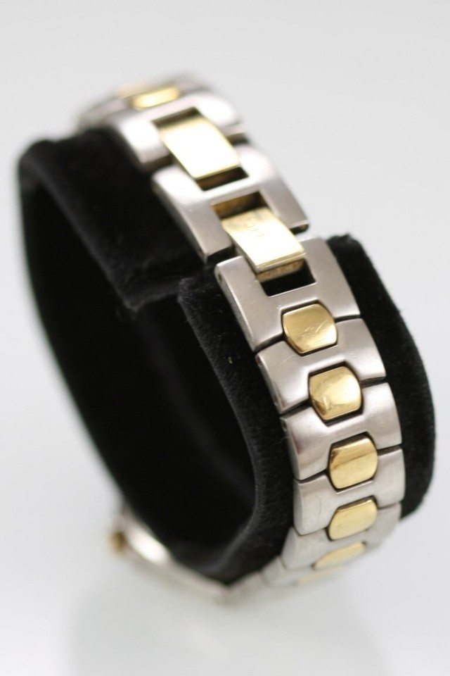 Relic Folio Watch Women Stainless Steel Silver Gold WR Battery White ...