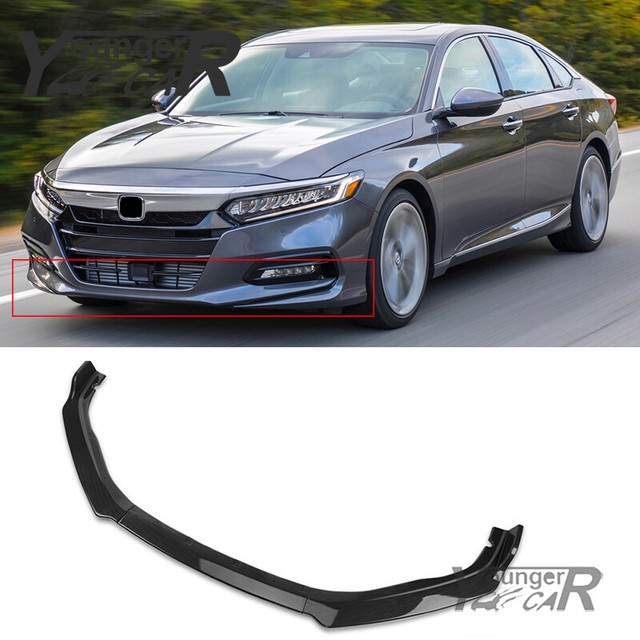 For 2018-2020 Honda Accord 10th Gen Front Lip Bumper Spoiler Carbon ...