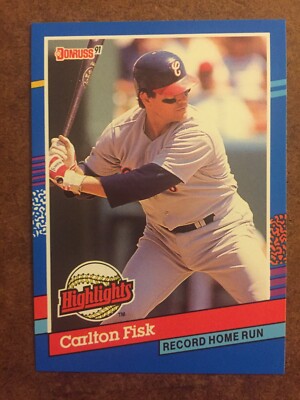 Carlton Fisk BC-6 Highlights Donruss 1991 MLB Baseball Card | eBay
