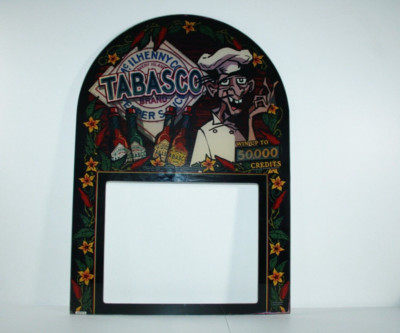 Tabasco Original IGT Slot Machine Glass Panel | eBay