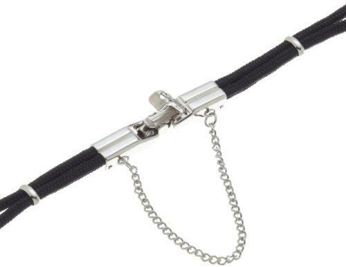 Hadley Roma Ladies Vintage Black Nylon Ring End Cord Watch Band Regular ...