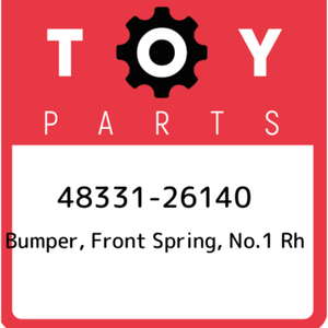 48331-26140 Toyota Bumper, front spring, no.1 rh 4833126140, New ...